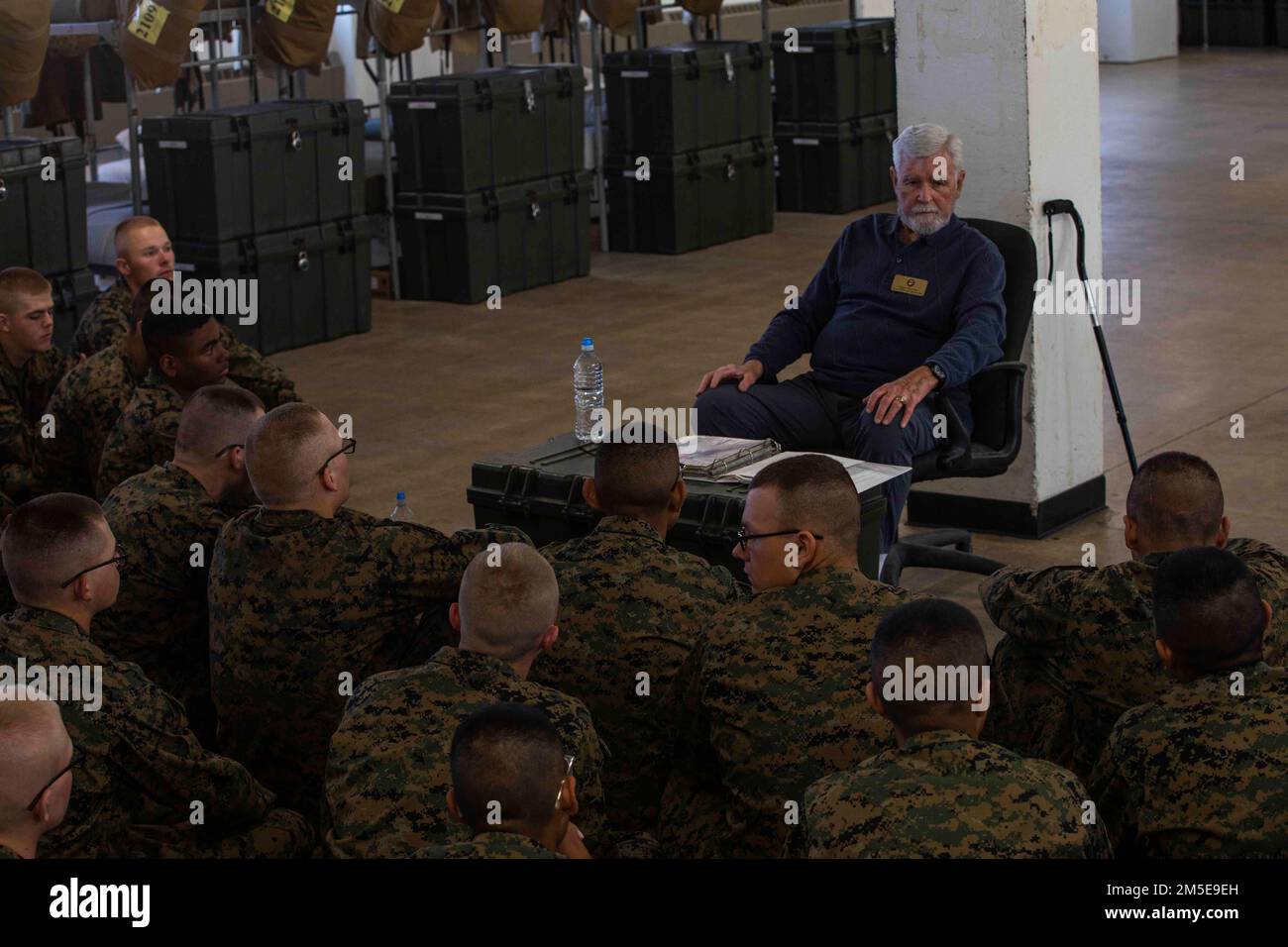 U.S. Marine Corps Lt. Col. Tony Anthony (ret.) with the Marine Corps ...