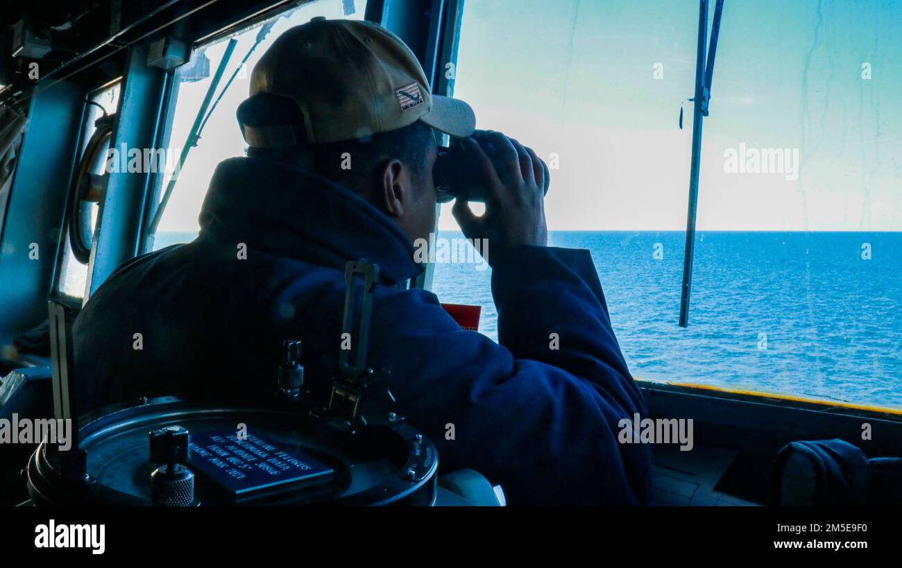 220307-N-SP805-7376 DANISH STRAIT (March 7, 2022) Ensign David Sam ...
