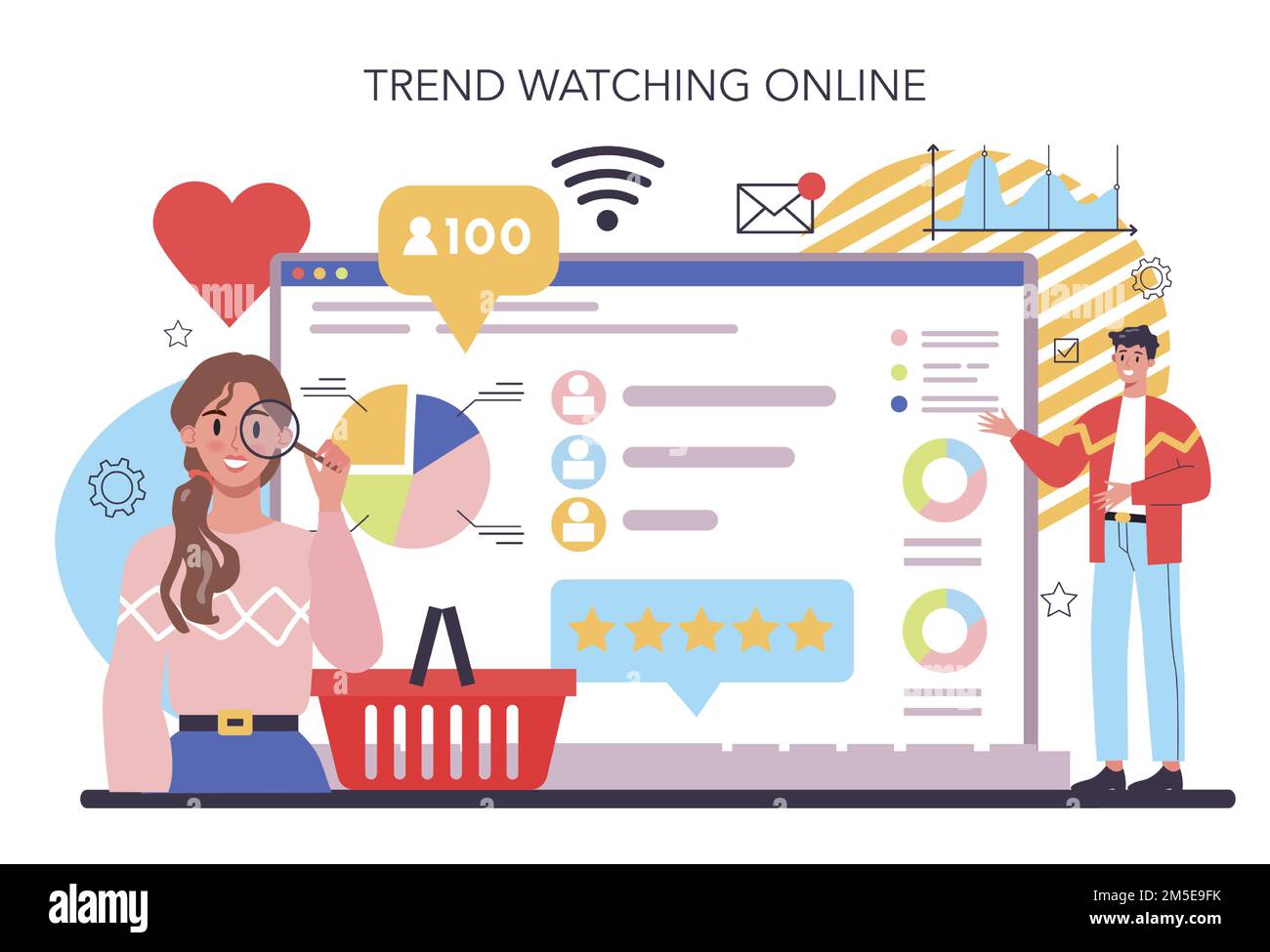 Trendwatching Stock Vector Images - Alamy