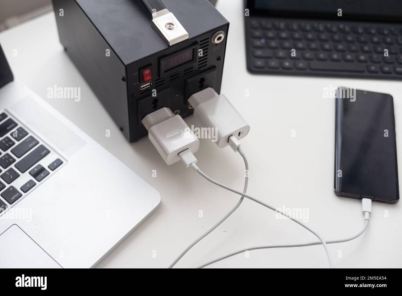 portable charging station, power technology Stock Photo - Alamy