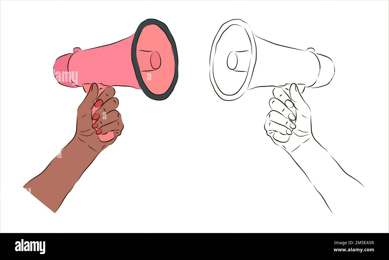 Holding womans hand Stock Vector Images - Alamy