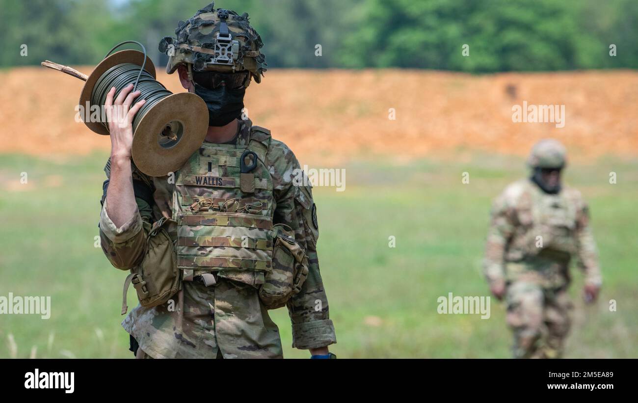 1LT Brian Wallis, Executive Officer, Alpha Company, 29th Brigade ...