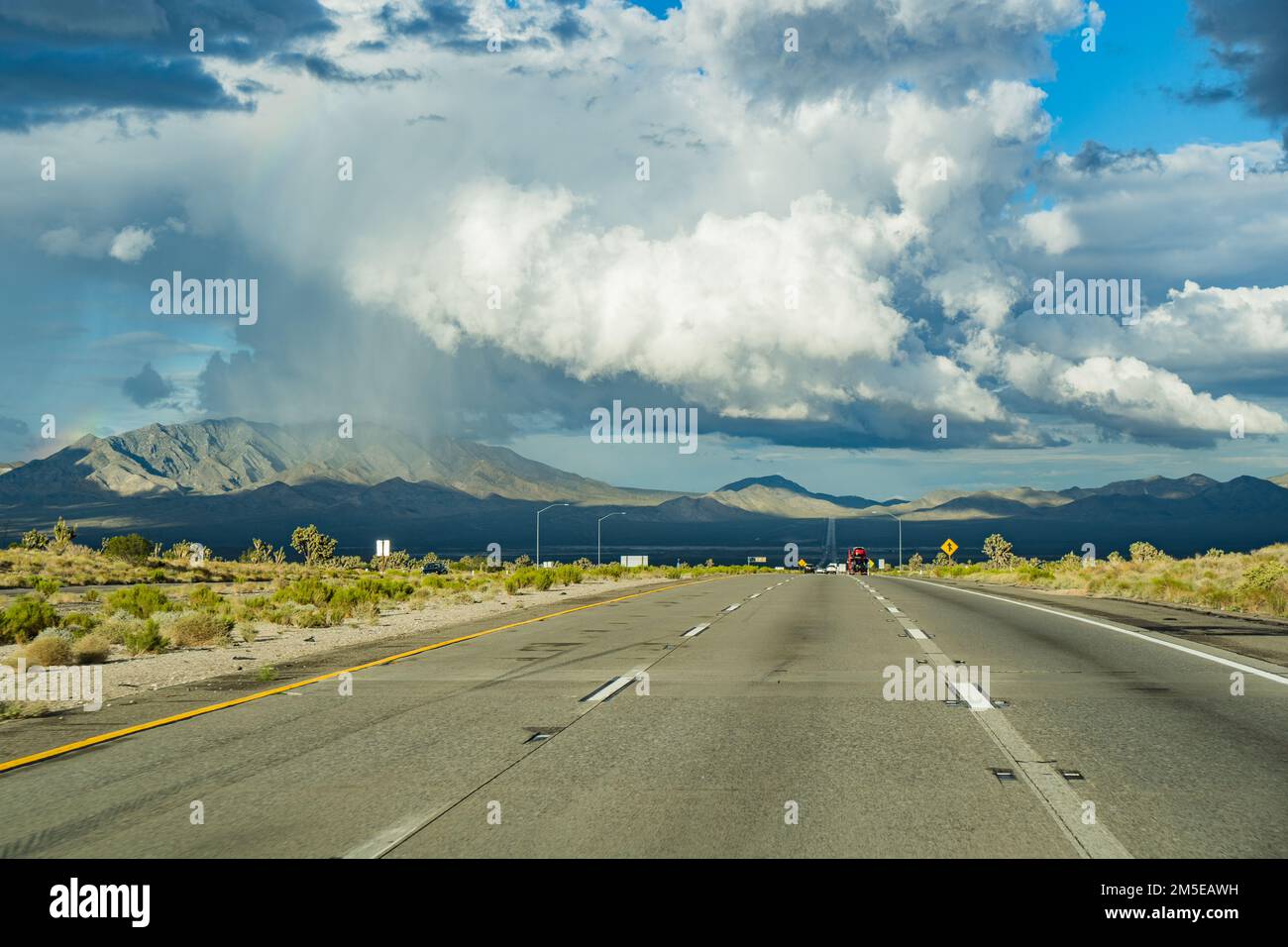 Straight highway in nevada hi-res stock photography and images - Alamy