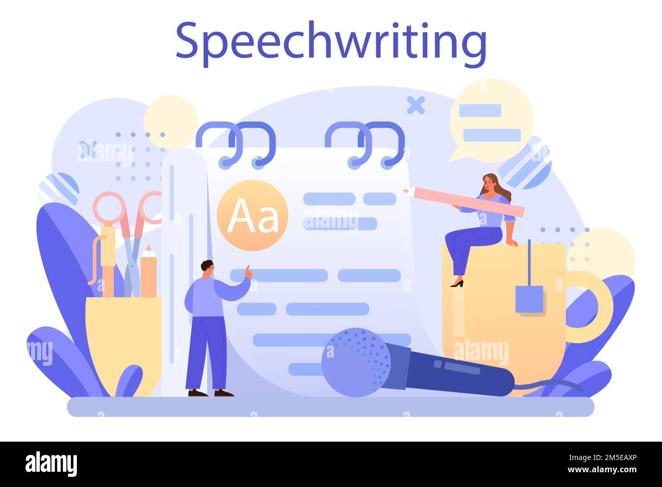 Speechwriter Stock Vector Images - Alamy