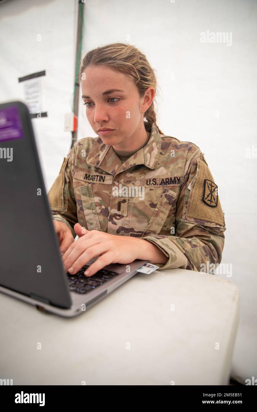 U.S. Army 1st Lt. Sarah Martin, a field artillery officer with 17th ...