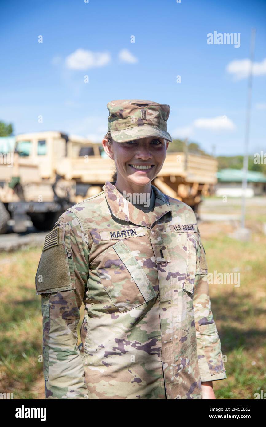 U.S. Army 1st Lt. Sarah Martin, a field artillery officer with 17th ...
