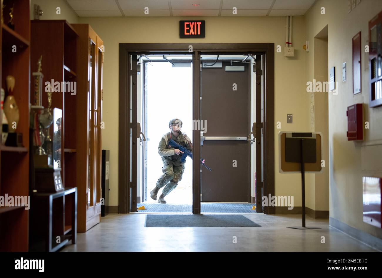 The Rescue Task Force (RTF) team responds during simulated active ...