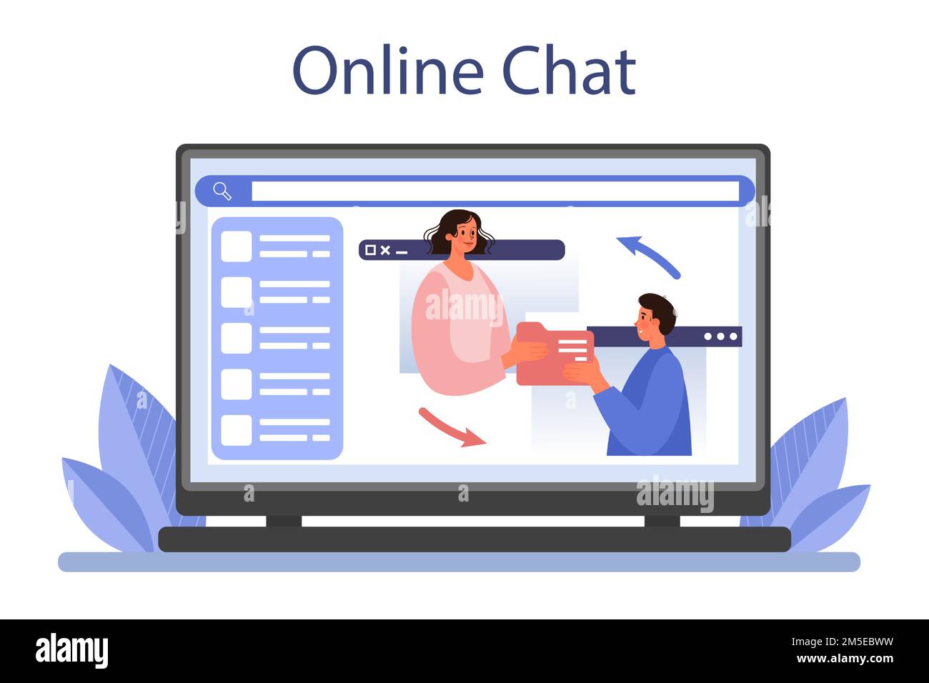 Task distribution online service or platform. Interaction of ...