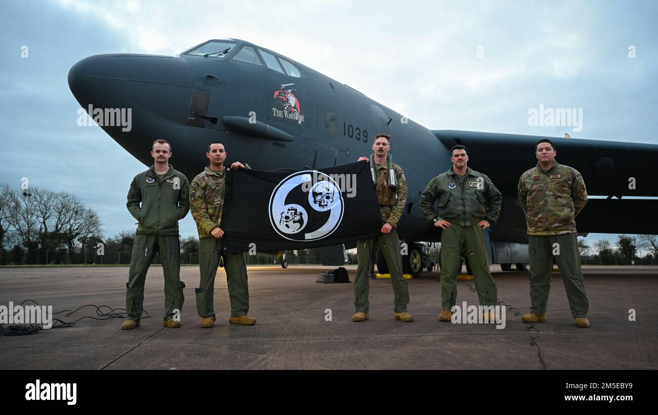 U.S. Air Force aircrew assigned to the 69th Expeditionary Bomb Squadron ...