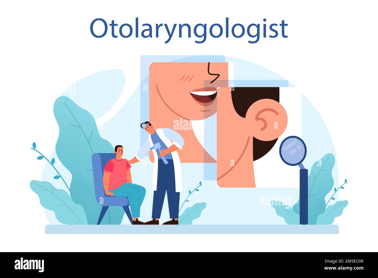 Otorhinolaryngologist concept. Healthcare concept, idea of ENT doctor ...
