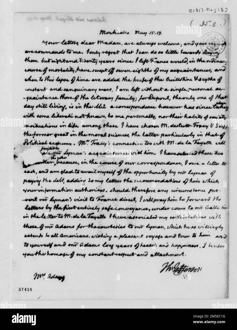 Abigail adams letters hi-res stock photography and images - Alamy