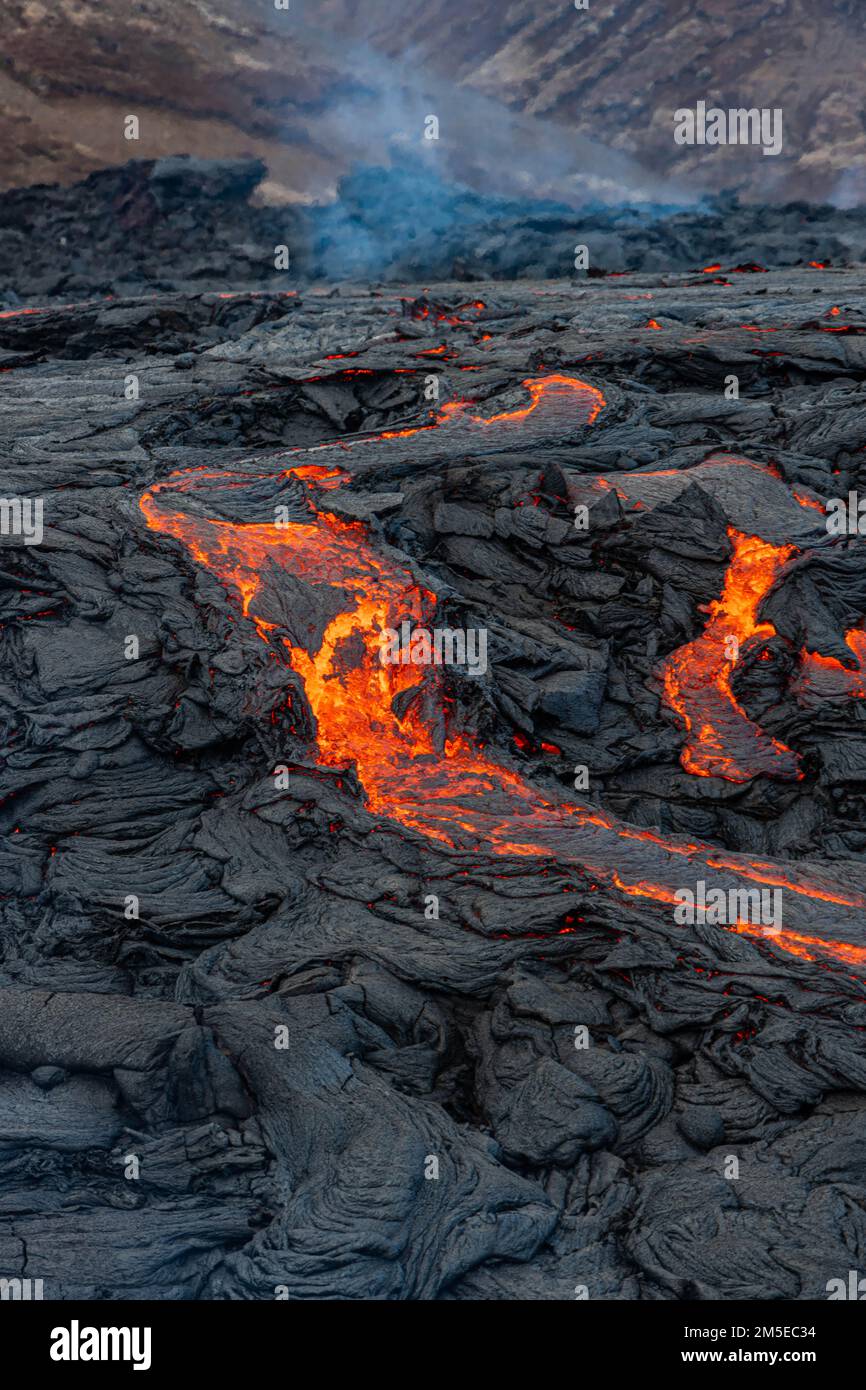 A Kilauea shield volcano in Hawaii Stock Photo - Alamy