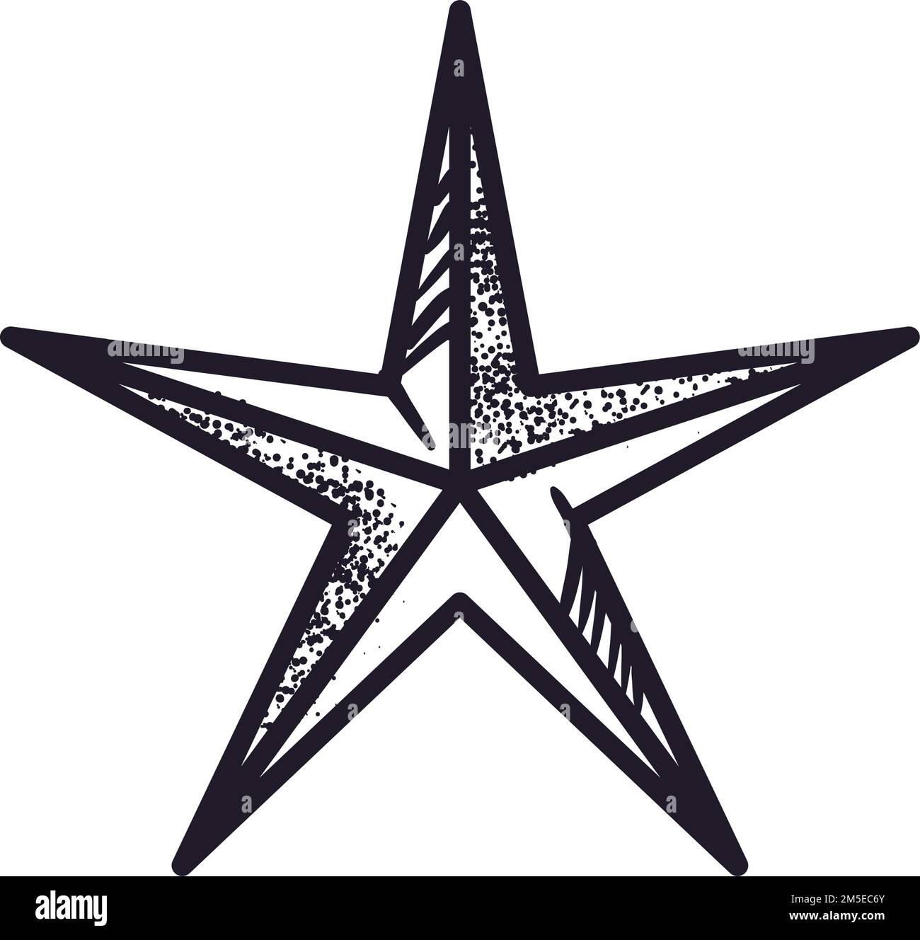 tattoo flat star design Stock Vector Image & Art - Alamy