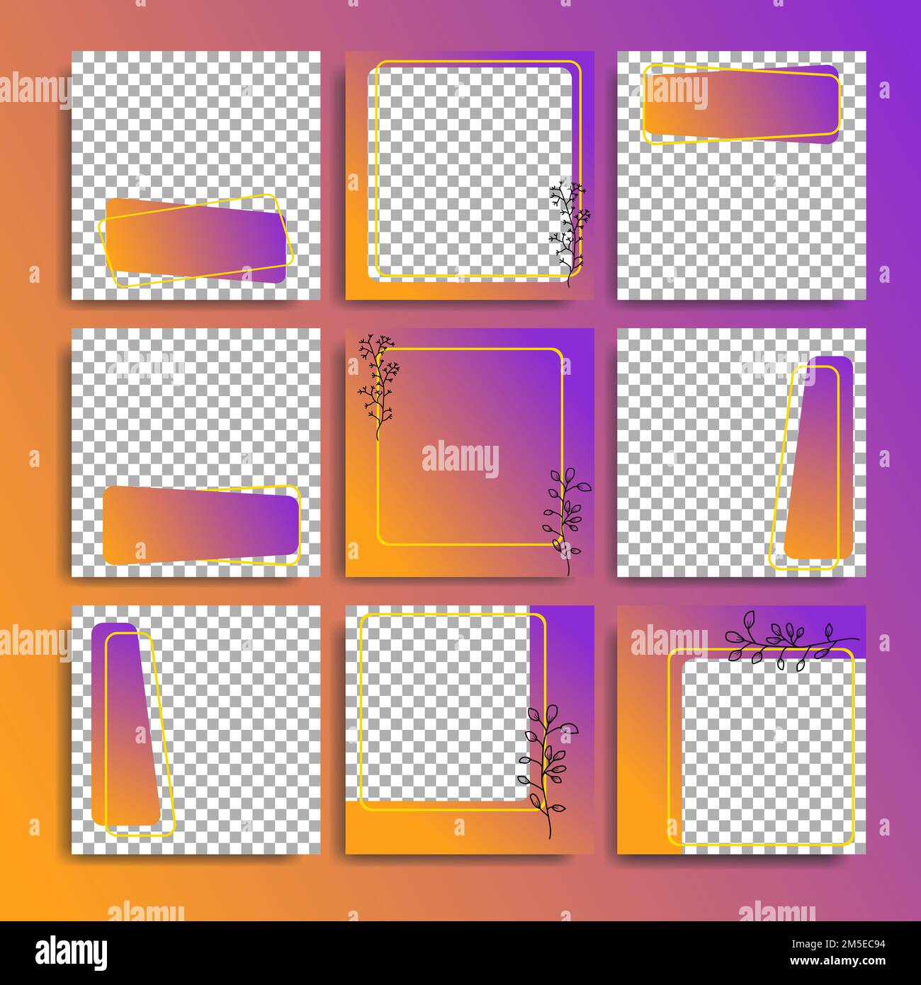 Background post for instagram in colors in gradient instagram. Post for ...