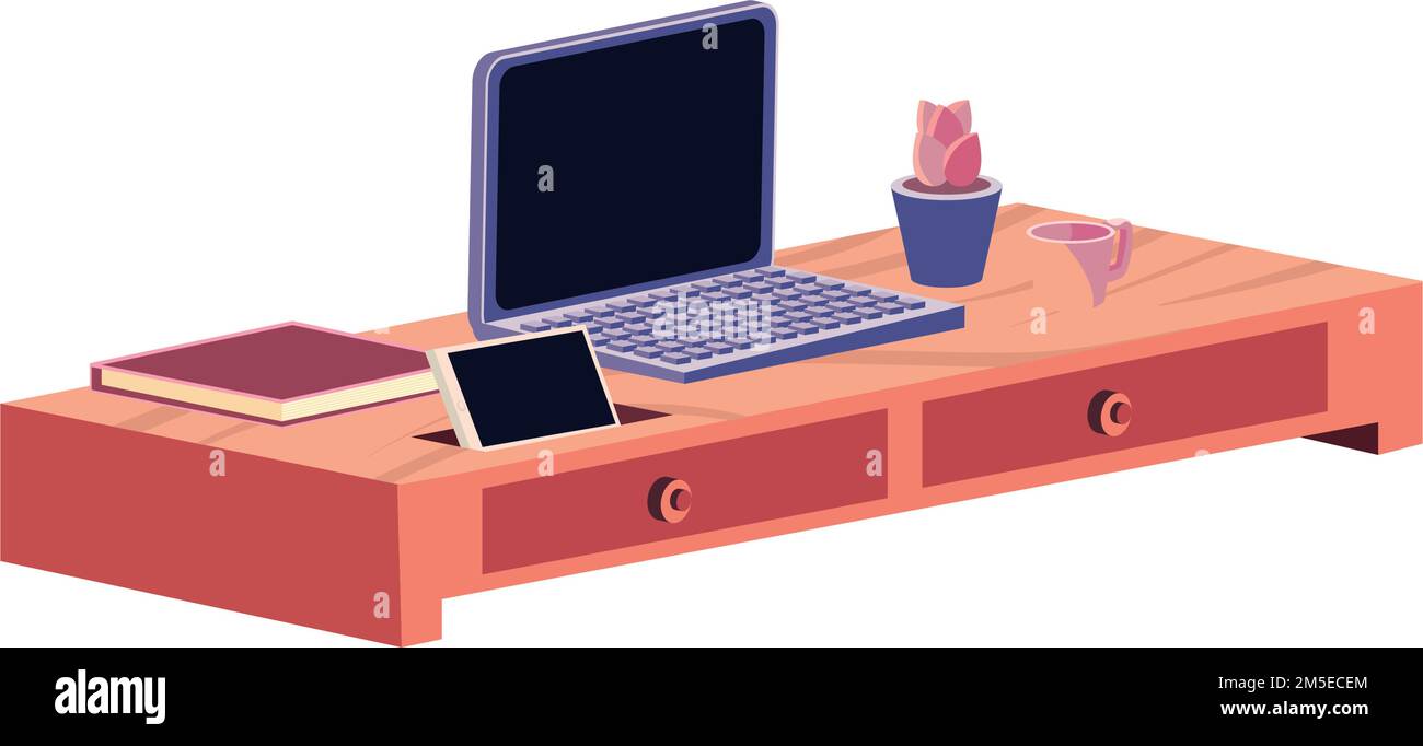 flat isometric desktop design Stock Vector Image & Art - Alamy