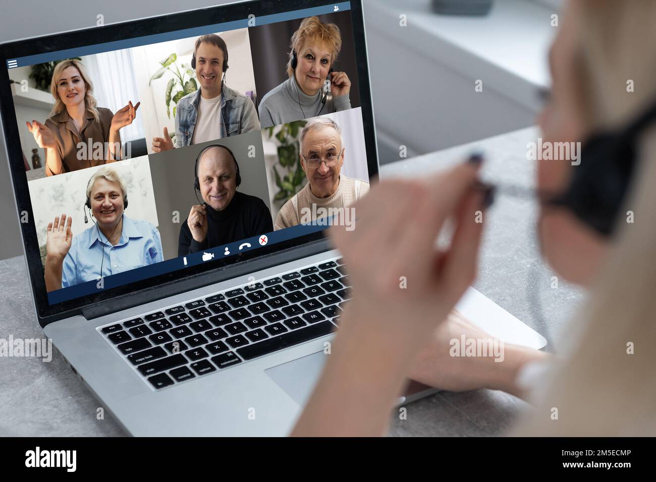 Telemeeting hi-res stock photography and images - Alamy