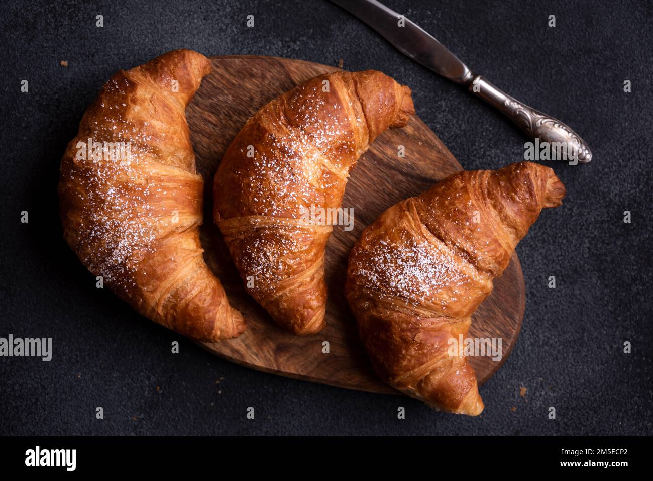 Delicious croissant freshly baked hi-res stock photography and images ...