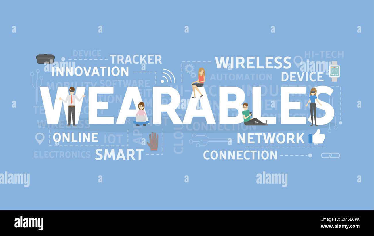 Wearables vector vectors hi-res stock photography and images - Alamy