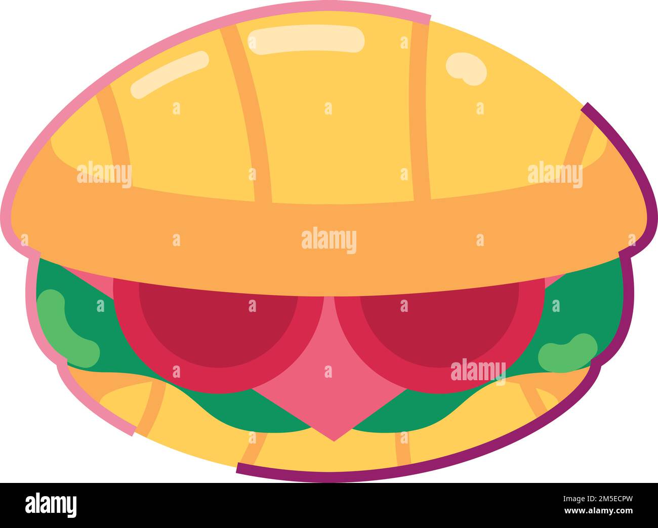 flat sandwich design Stock Vector Image & Art - Alamy