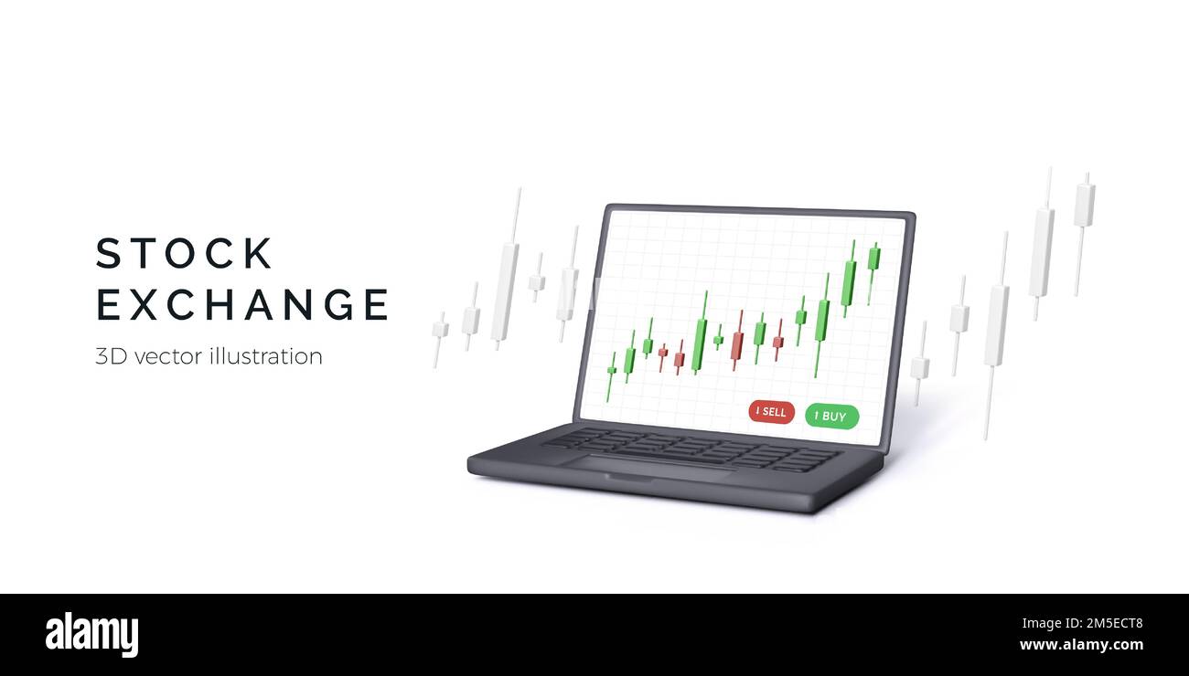 Financial market exchange graph Cut Out Stock Images & Pictures - Alamy