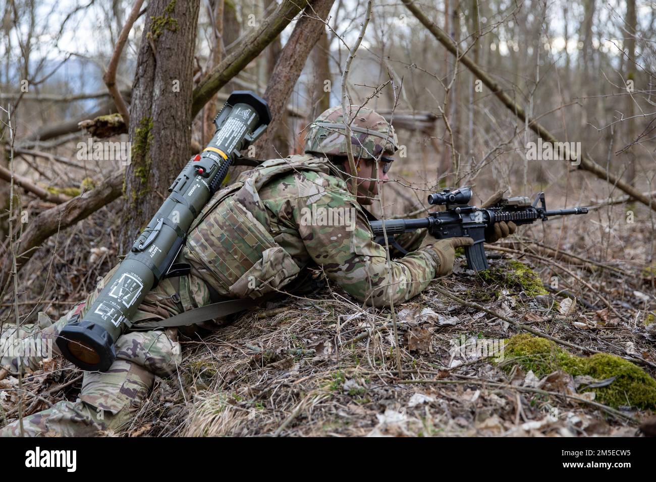 A U.S. Army soldier assigned to the 2nd Battalion, 34th Armored ...