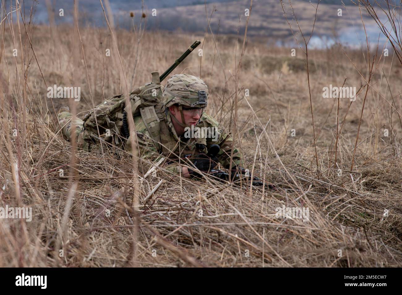 U.S. Army Spc. Jacob Miller, assigned to the 2nd Battalion, 34th ...
