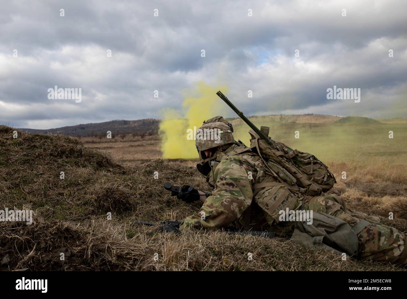 U.S. Army Spc. Jacob Miller, assigned to the 2nd Battalion, 34th ...