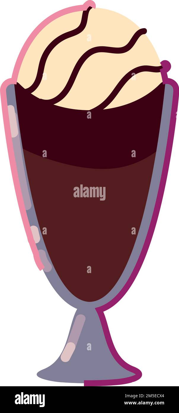 flat milkshake design Stock Vector Image & Art - Alamy