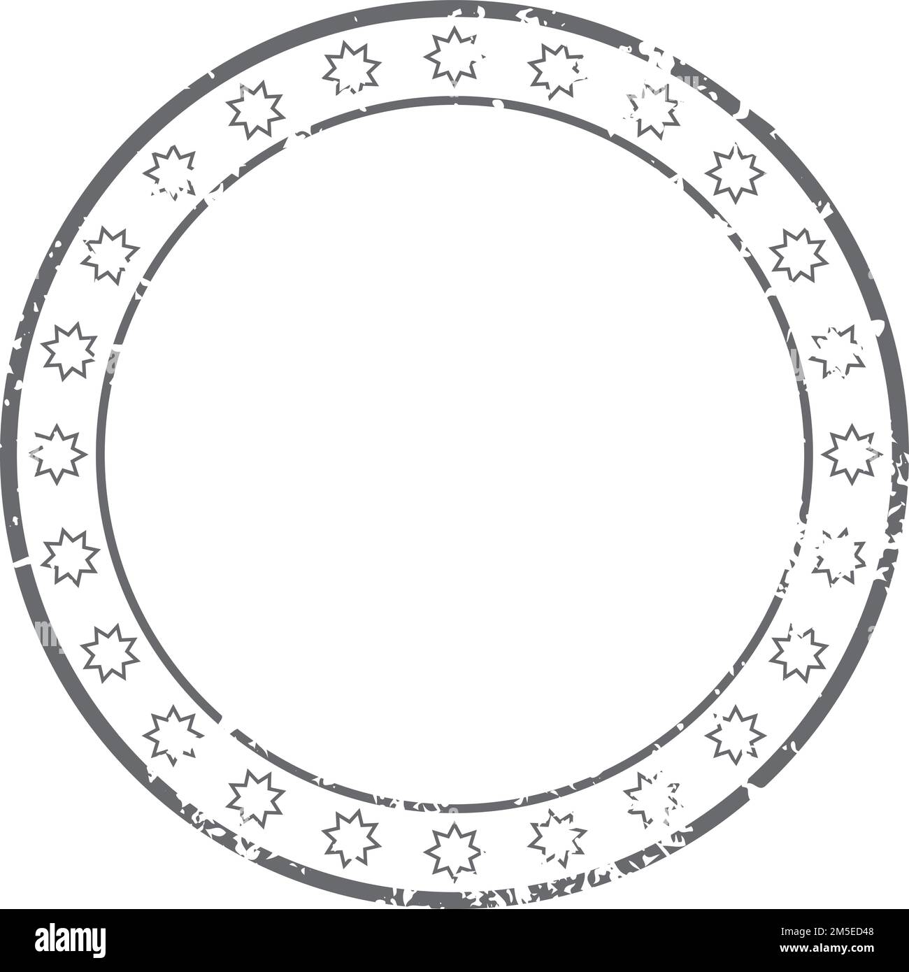 Circle stamp Black and White Stock Photos & Images - Alamy