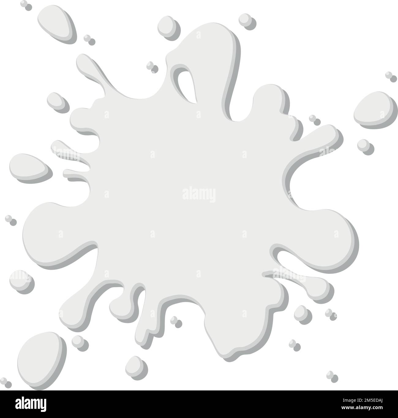 White paint splash. Milk splatter. Blank liquid shape Stock Vector ...