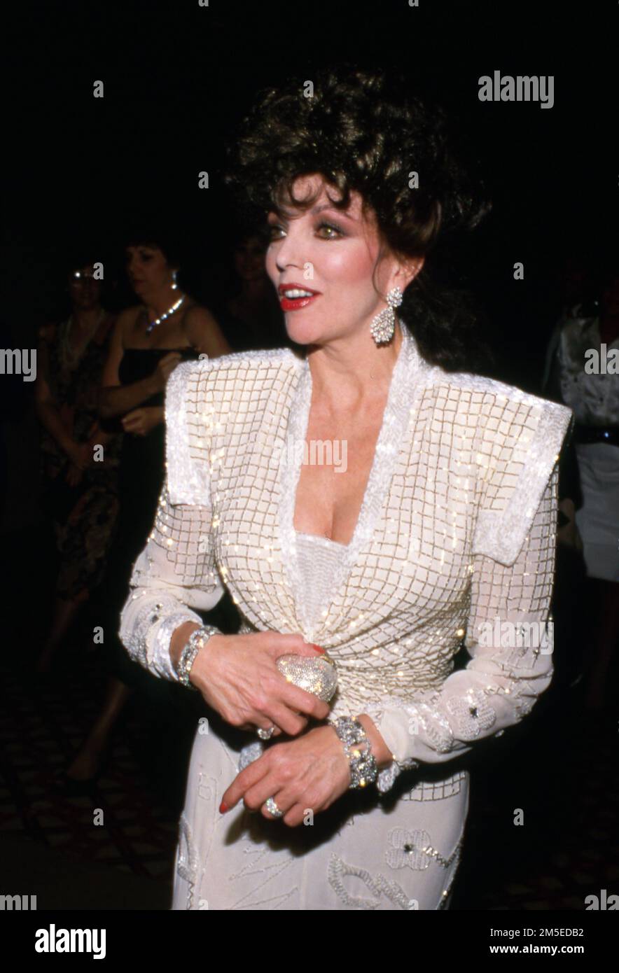 Joan Collins at Variety Club's Big Heart Awards - April 6, 1986 at ...