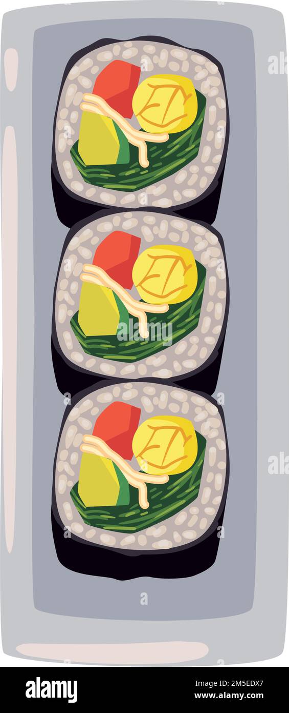 Kimbap design hi-res stock photography and images - Alamy