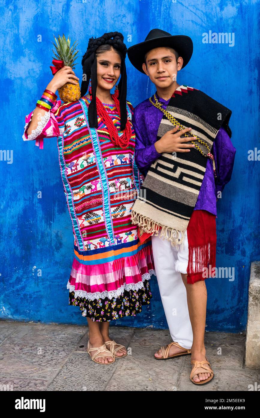 A young dancer of the Flor de Pina dance troupe of San Juan Bautista ...