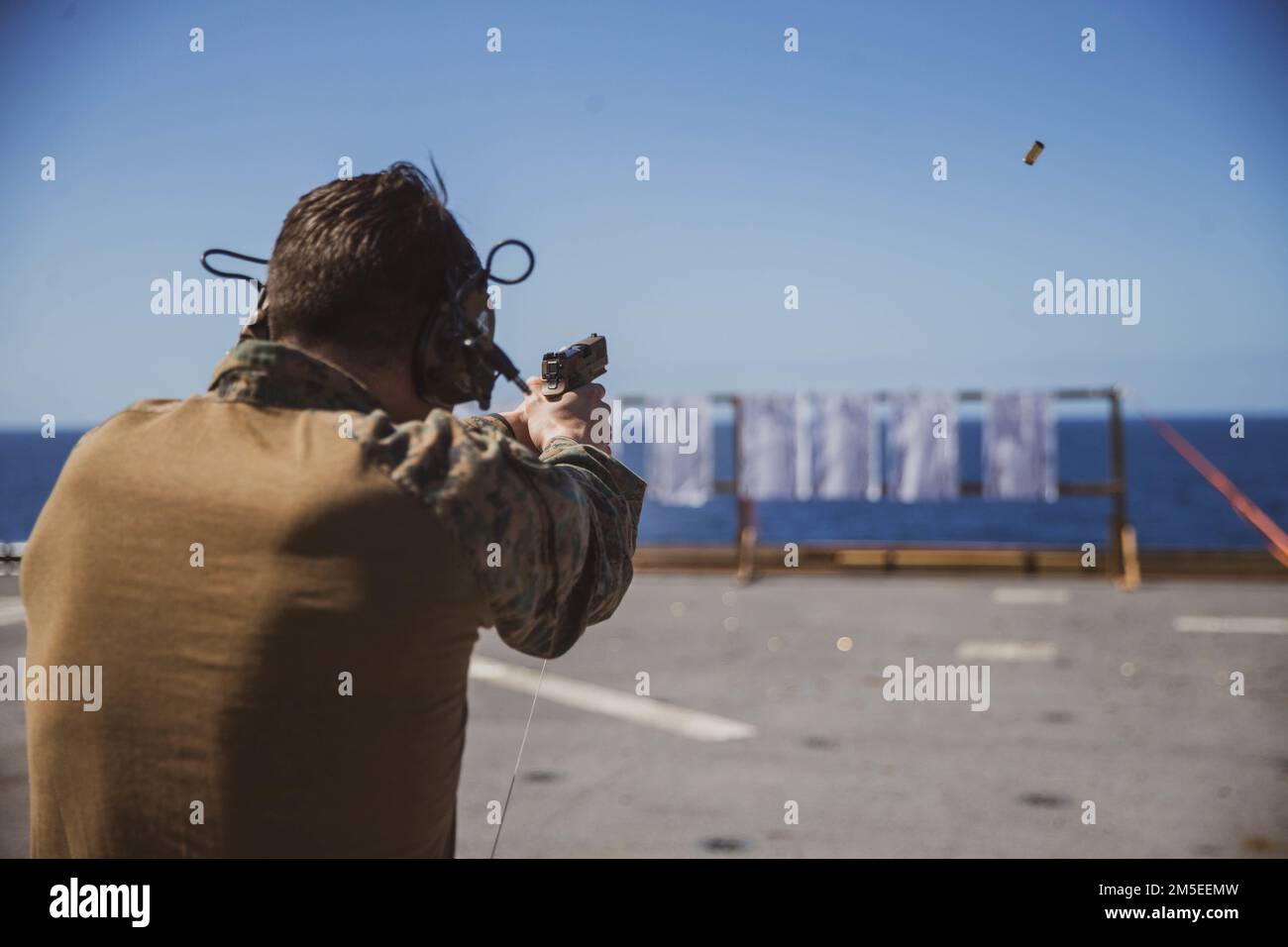 ATLANTIC OCEAN (March 7, 2022) U.S. Marine Corps Sgt. Adam Thornton ...