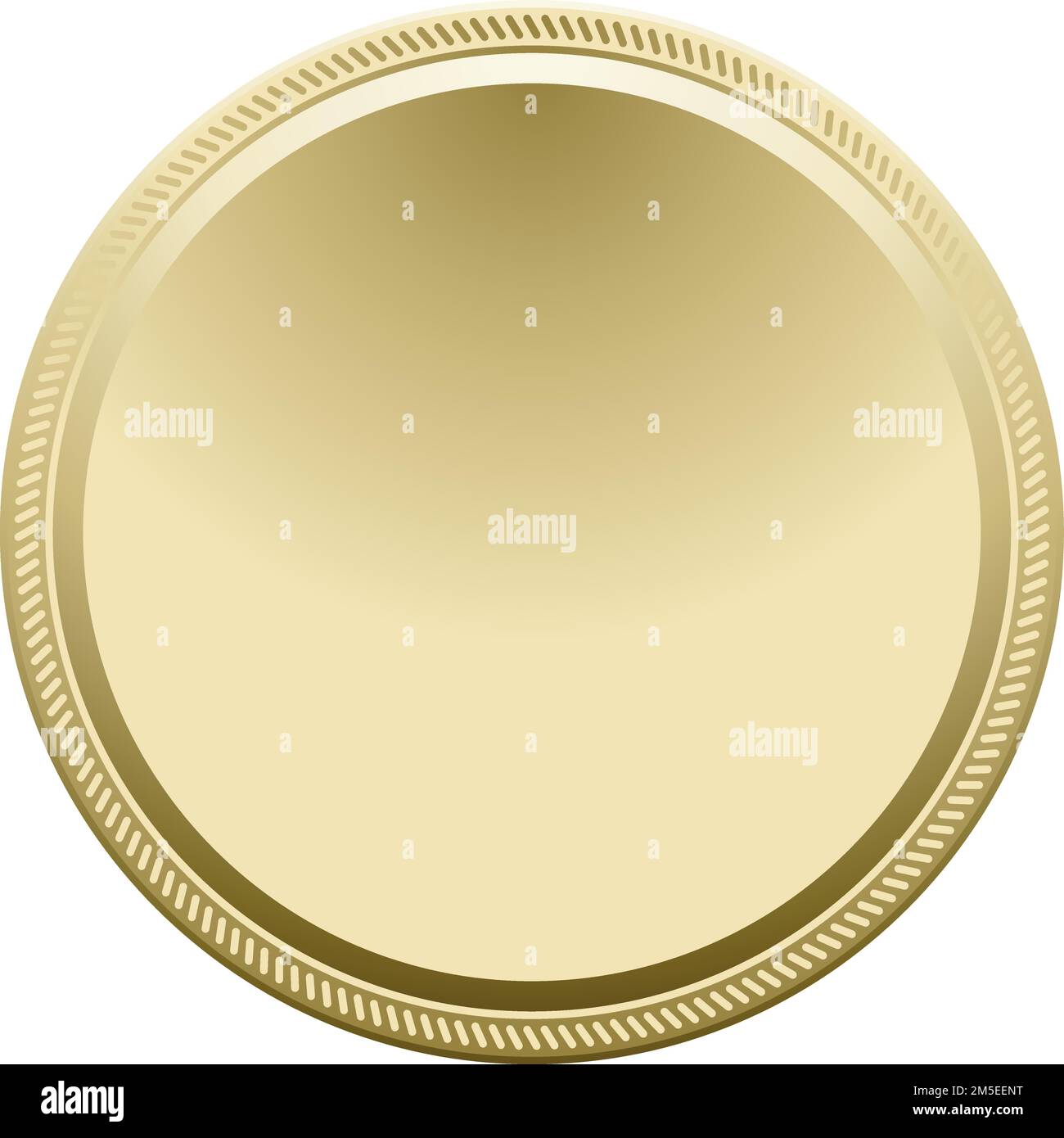 3d rendering round golden Stock Vector Images - Alamy