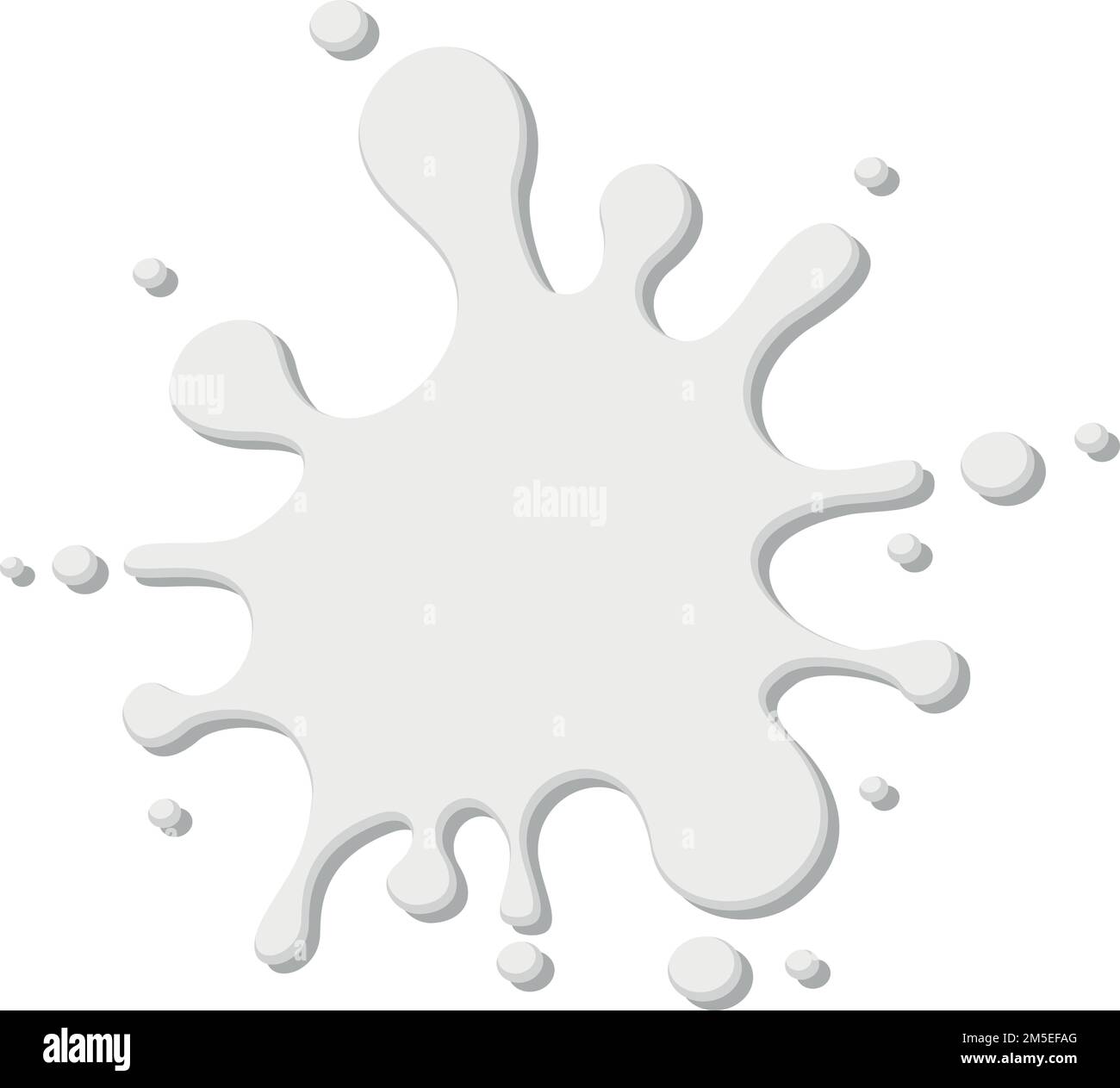 Milk splash. White paint logo. Liquid shape Stock Vector Image & Art ...