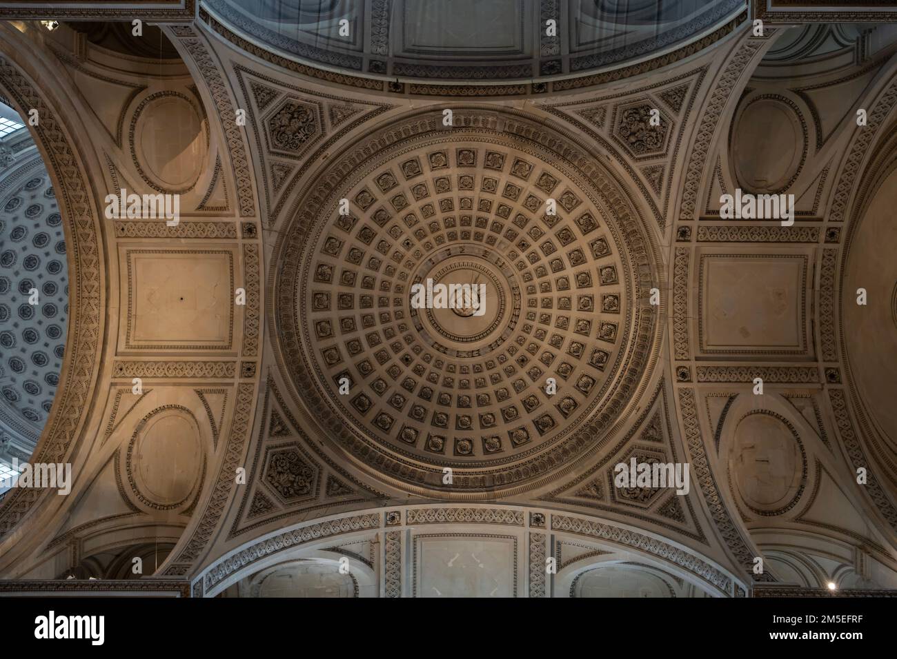 The Pantheon. View of the ceiling Stock Photo - Alamy