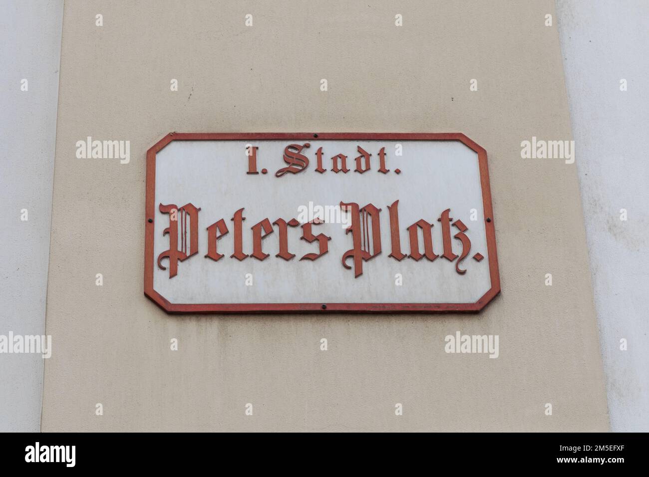 Wien vienna information sign hi-res stock photography and images - Alamy