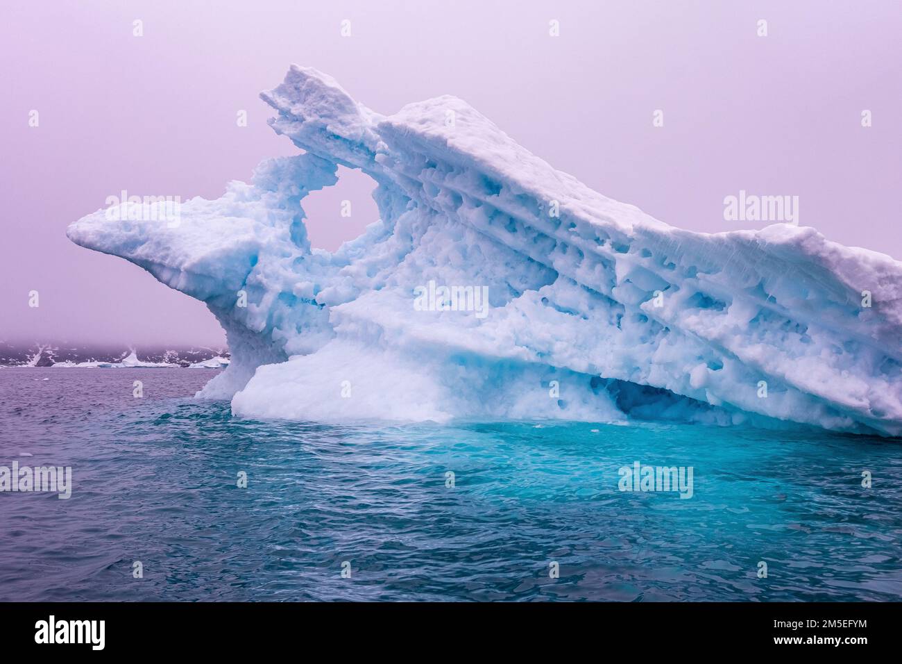 Freshwater Iceberg off Coast of Greenland Stock Photo - Alamy