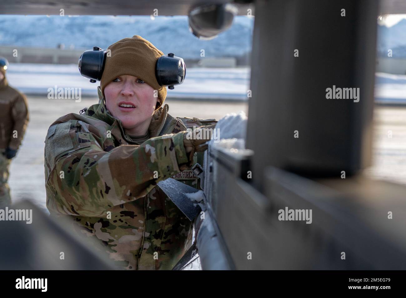 U.S. Air Force Tech. Sgt. Jordyn Rayot, an aircraft armament systems ...