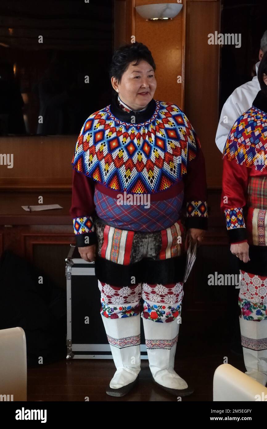 Traditional Clothing in Greenland Stock Photo - Alamy