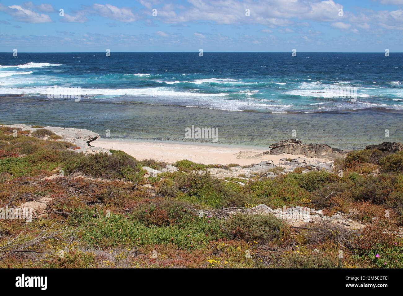 indian ocean at cape vlamingh rottnest island (australia Stock Photo ...