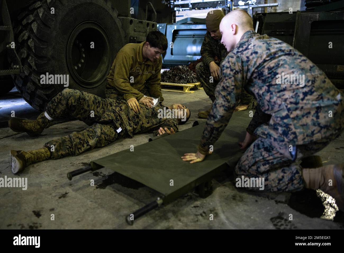 U.S. Marines with 8th Communication Battalion, II Marine Expeditionary ...