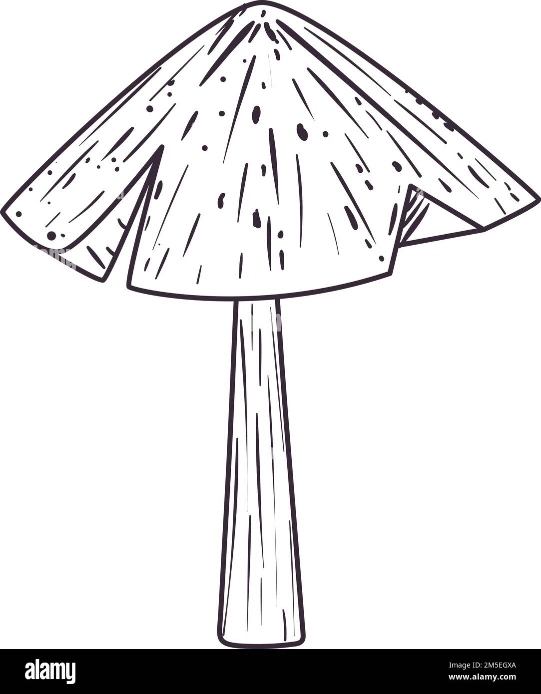 flat mushroom design Stock Vector Image & Art - Alamy