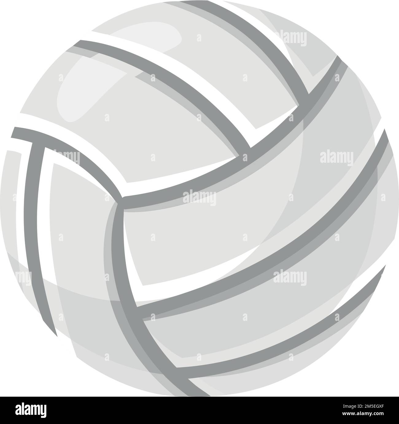 Cartoon Volleyball Ball