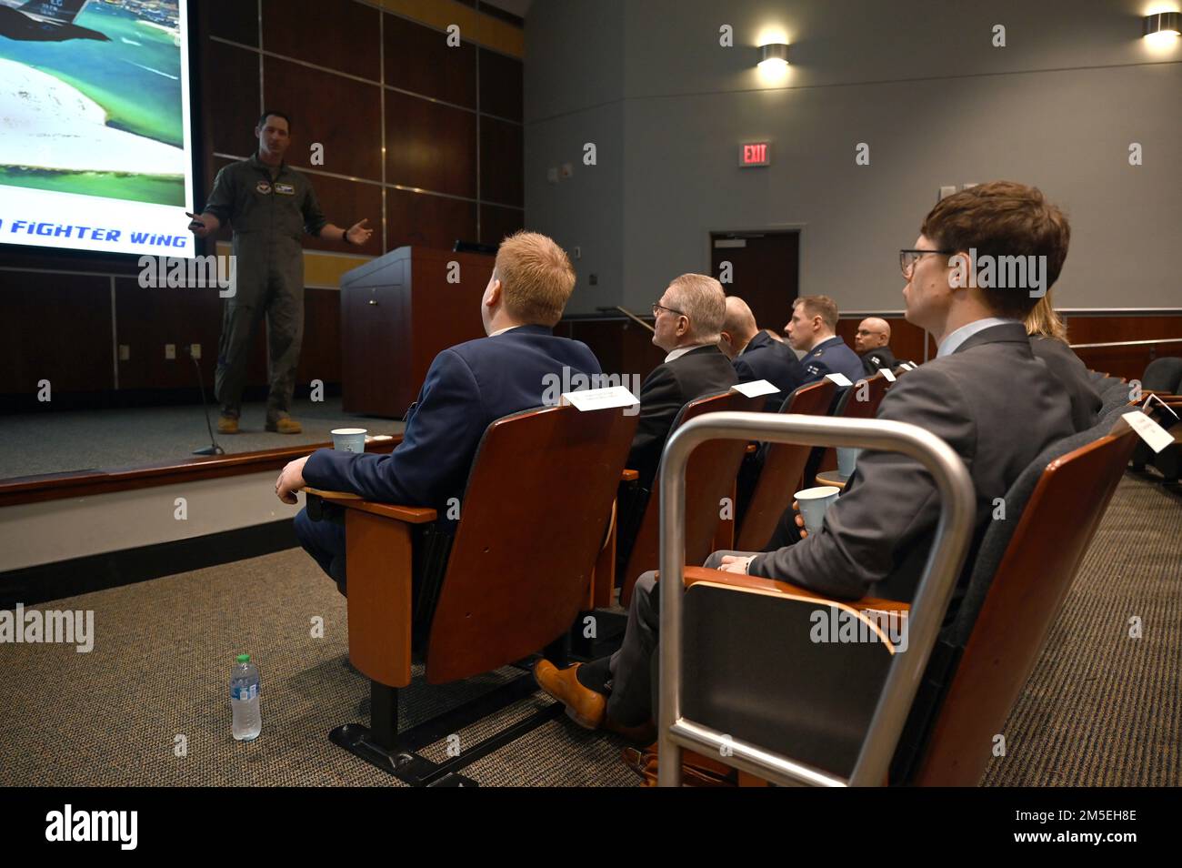 U.S. Air Force Col. Jack R. Arthaud, 33rd Fighter Wing commander ...