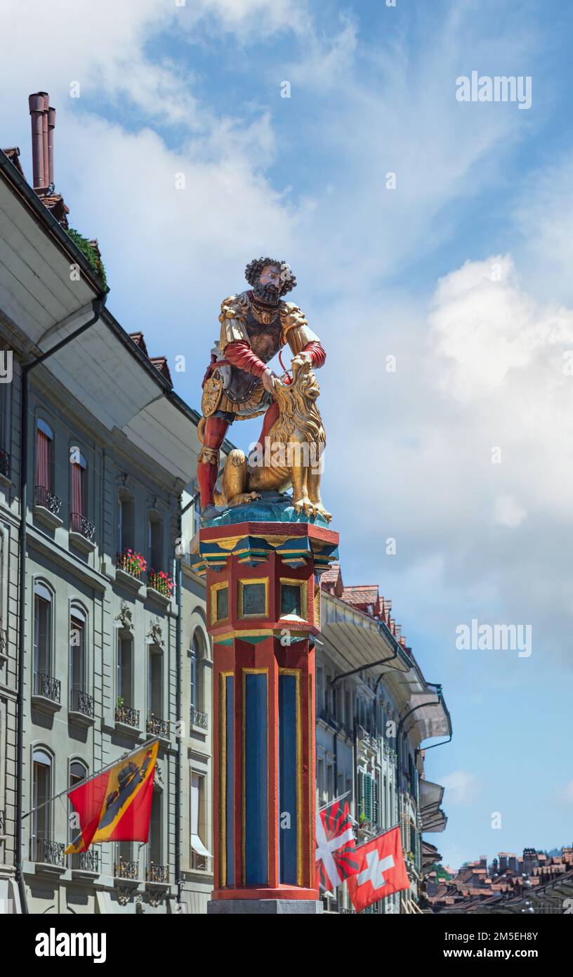 Samson slaying lion hi-res stock photography and images - Alamy