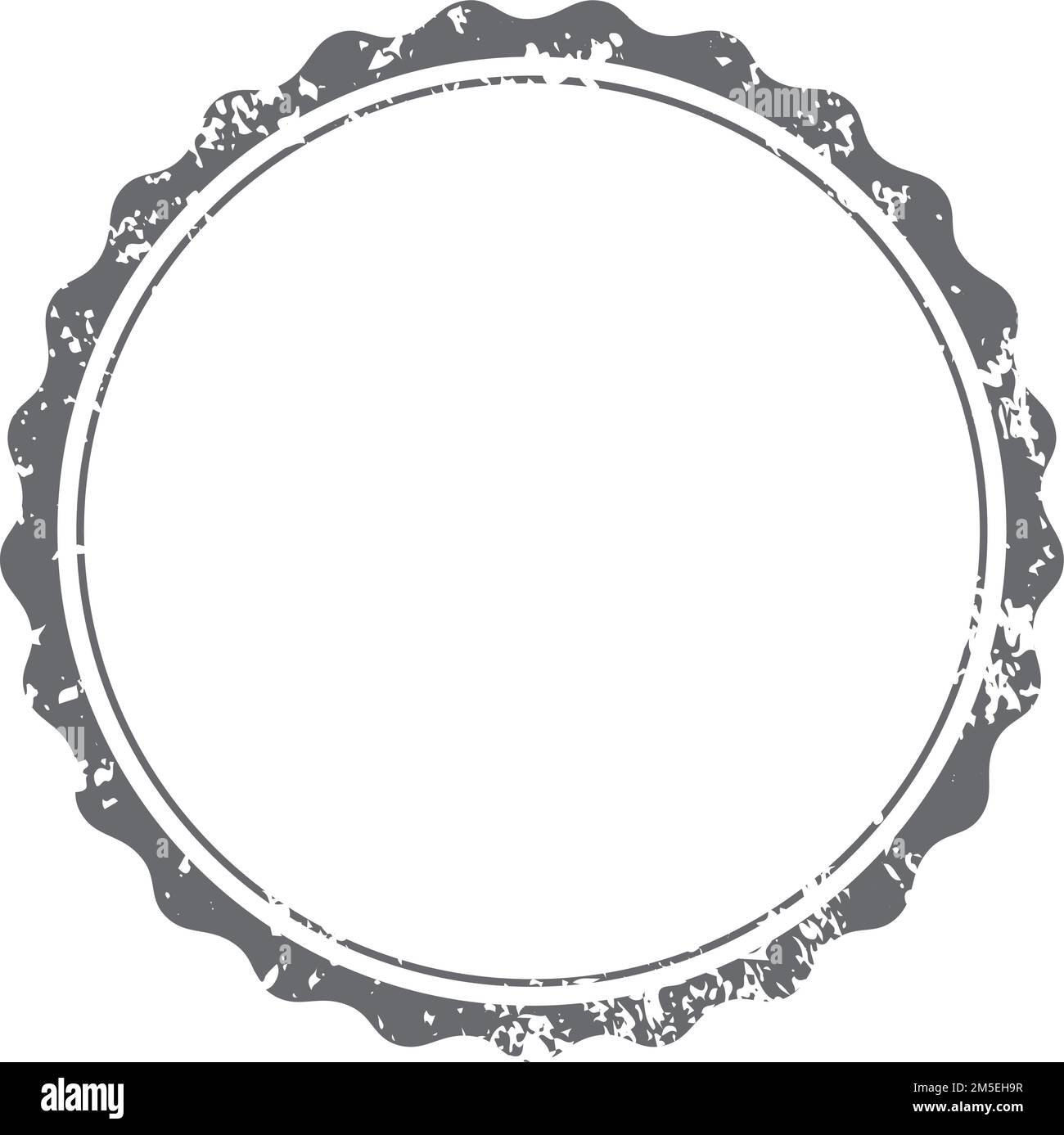 Mail postmark template. Grunge texture round stamp Stock Vector Image ...