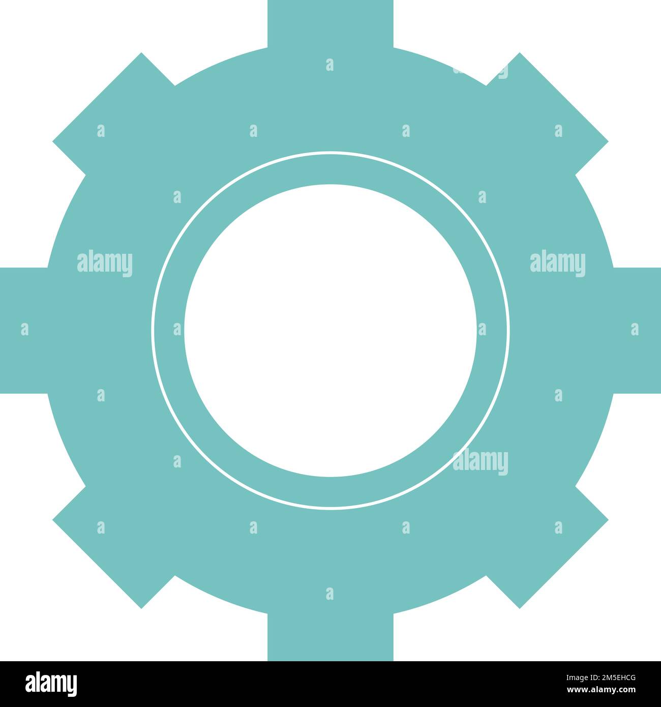 Gear icon. Cogwheel symbol. Working proccess sign Stock Vector Image ...