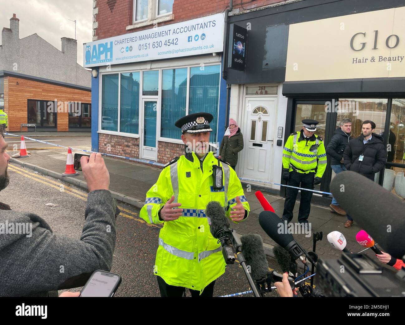 Deputy Chief Constable Ian Critchley speaking to the media after 26 ...
